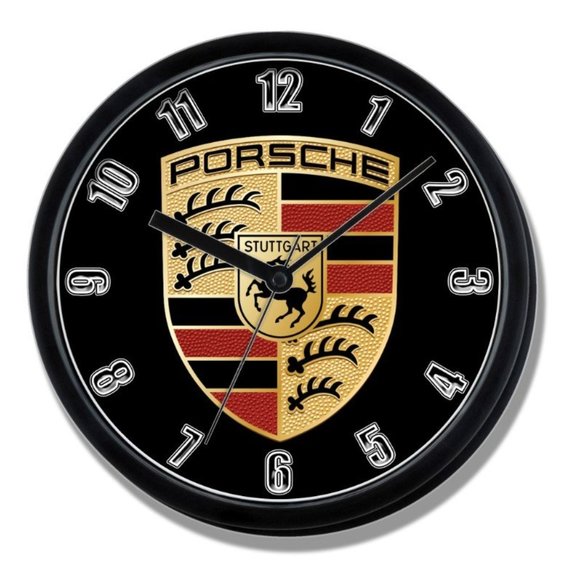 clock | Other | Porsche Logo Clock New | Poshmark